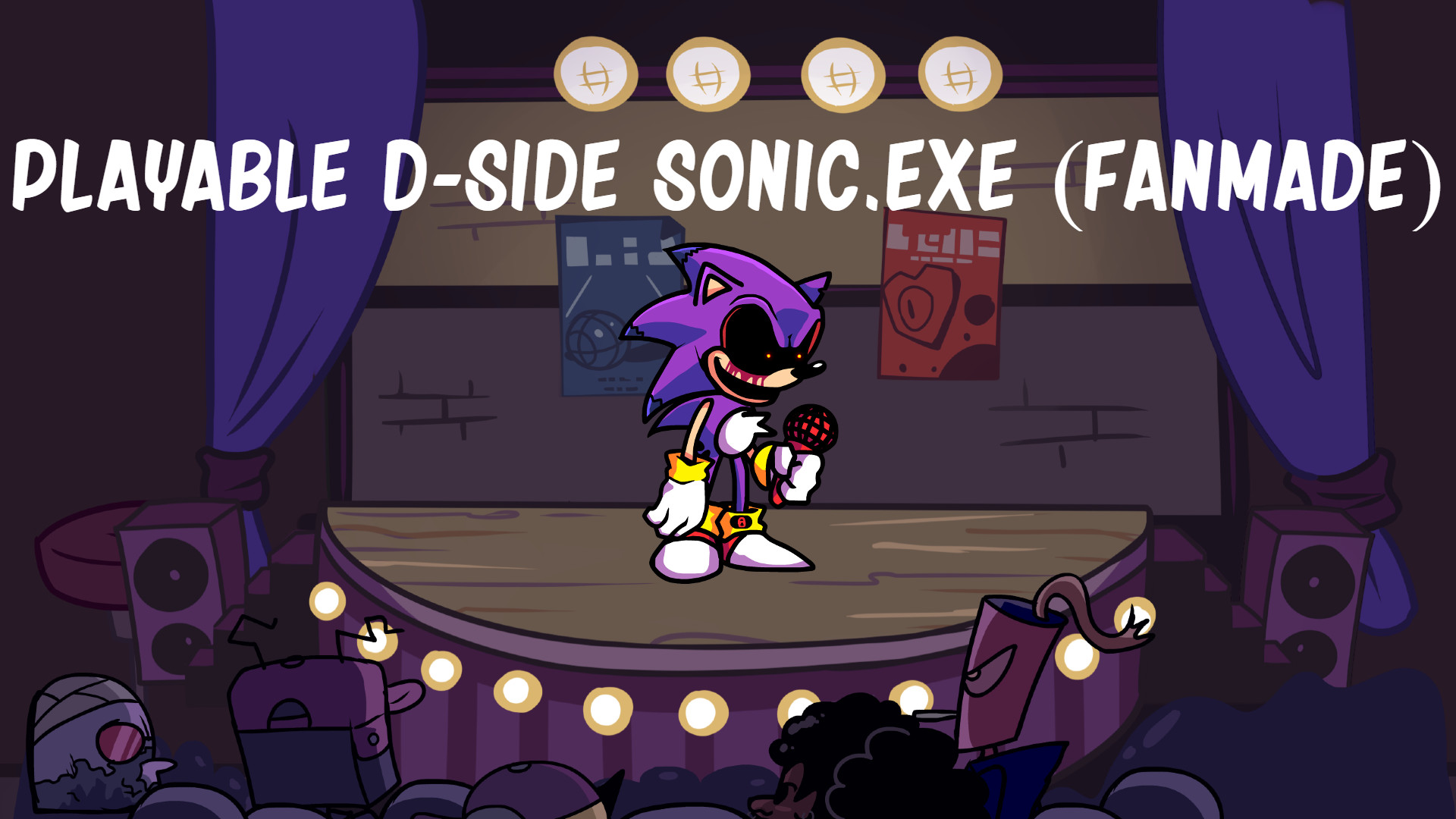[SENSITIVE CONTENT] Playable D-Side Sonic.EXE (FanMade) + FLA Mod for ...