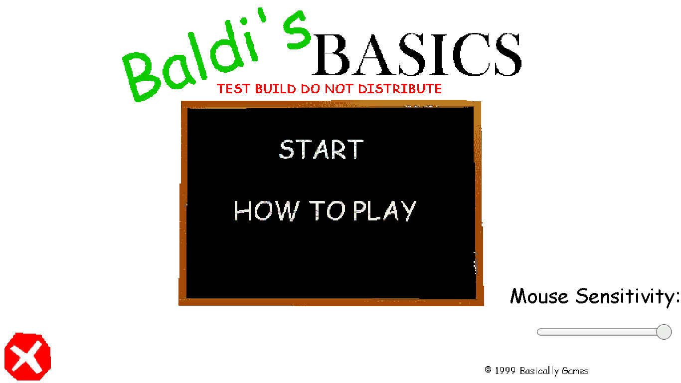 Baldi's Basics BETA [Early 1999] Mod for Baldi's Basics | Baldi Mods