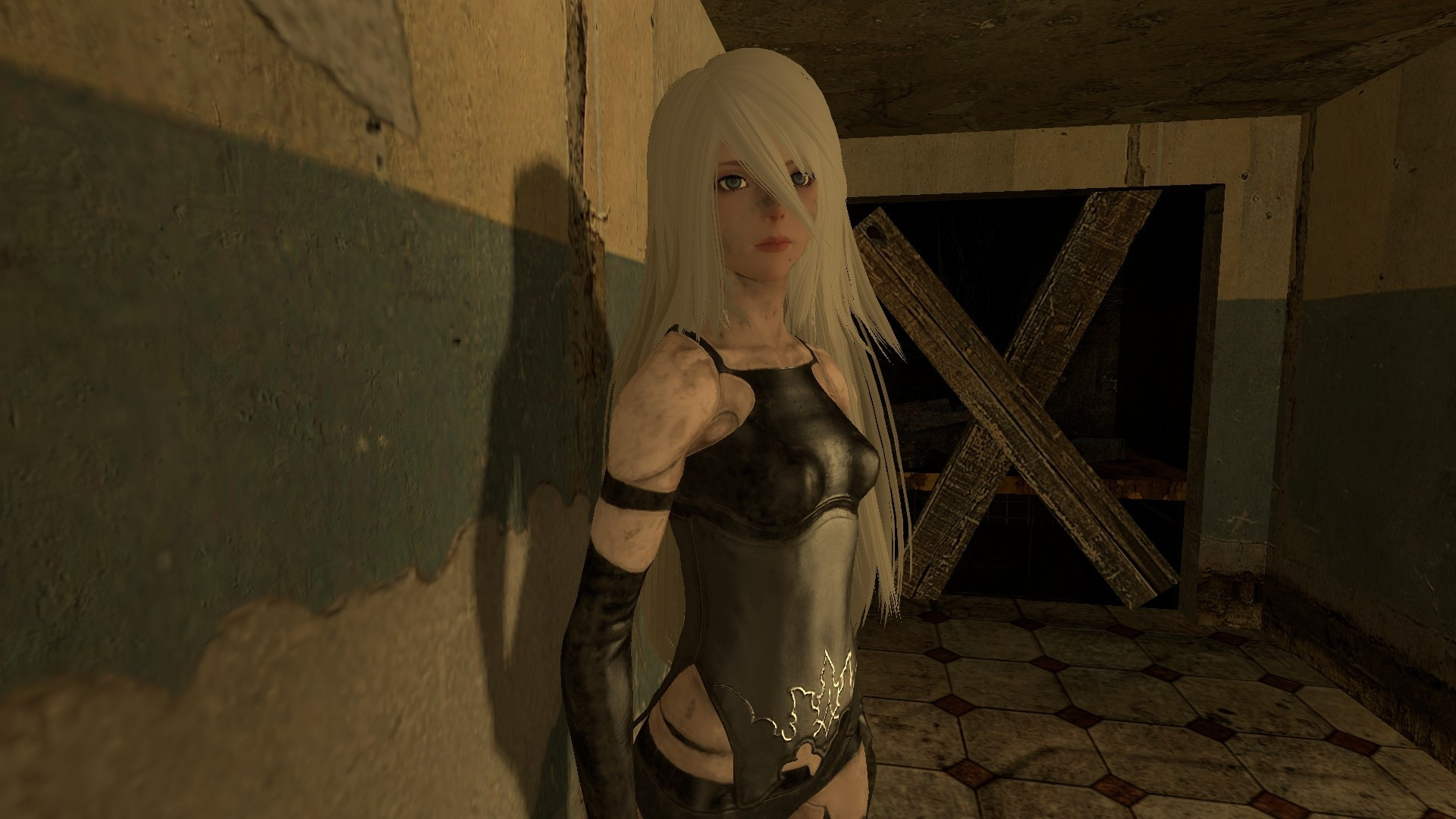 NieR Automata A2 NPCs (Long Hair) Mod for Half-Life 2 | HL2 Mods