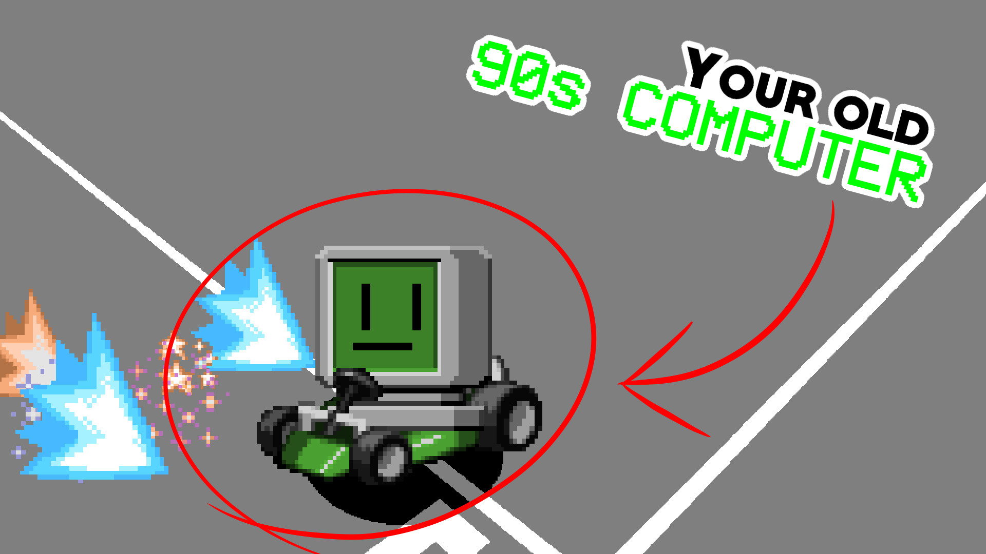Your Old 90s Computer Mod for Dr. Robotnik's Ring Racers | DRRR Mods