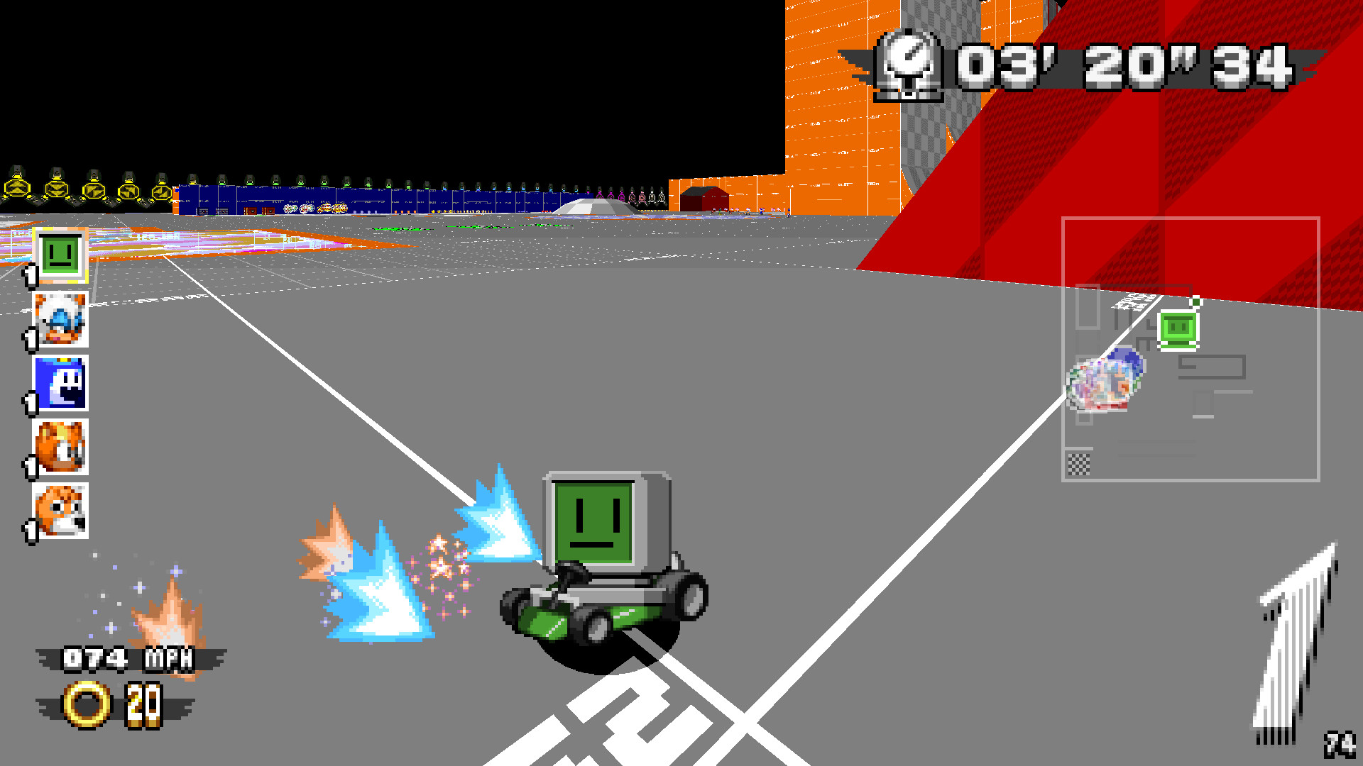 Your Old 90s Computer Mod for Dr. Robotnik's Ring Racers | DRRR Mods