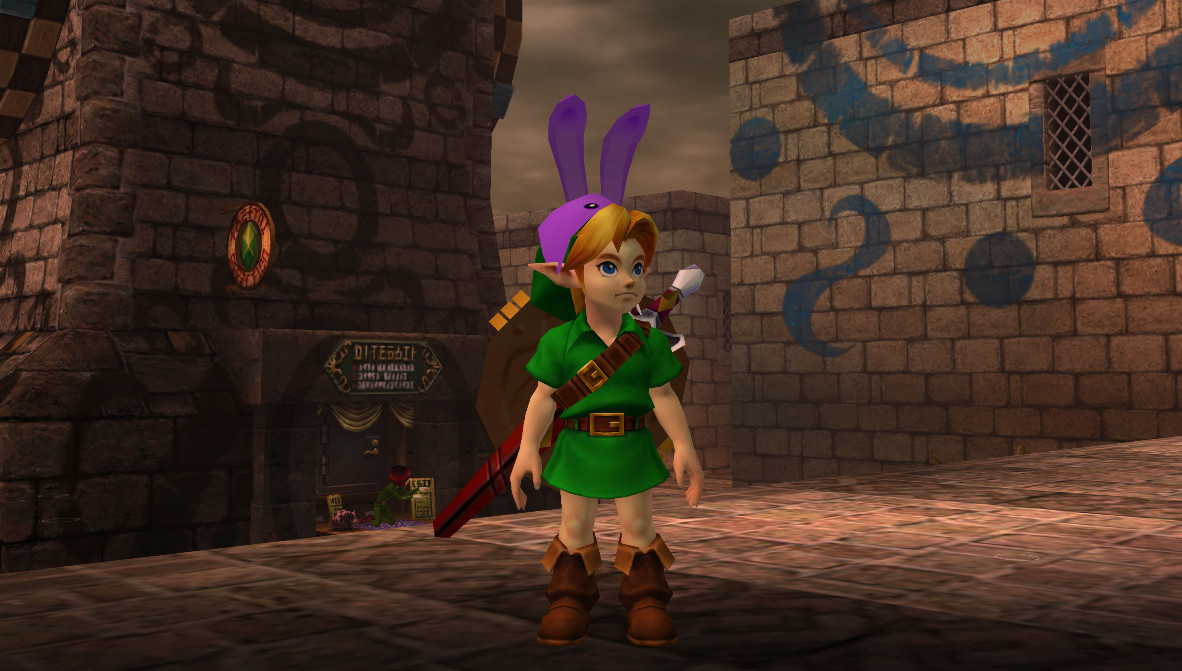 Purple Bunny Hood Mask Mod for The Legend of Zelda: Majora's Mask 3D ...