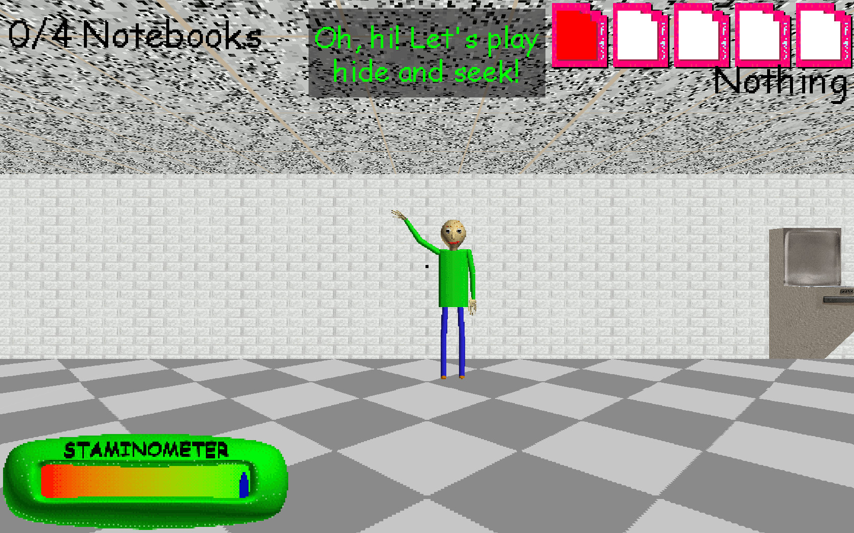 Homestuck Sylladex Inventory Mod for Baldi's Basics | Baldi Mods