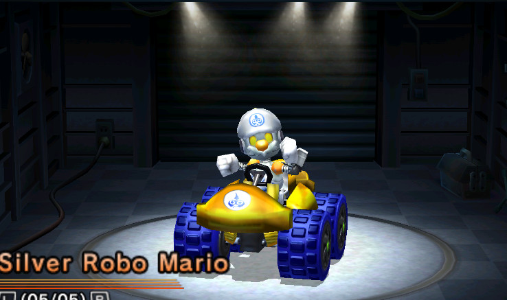 Robo Mario (NEW UPDATE + SILVER SKIN) Mod for Mario Kart 7 | MK7 Mods