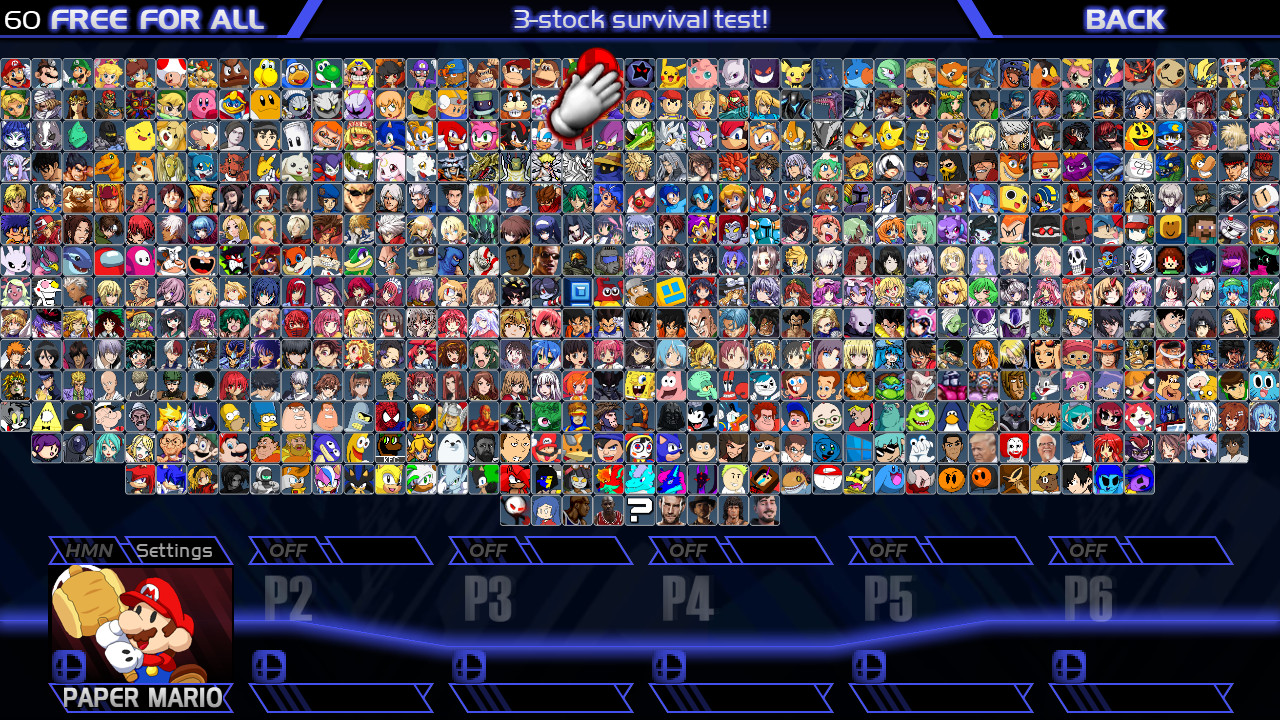 New Paper Mario GFX (9.5/CMC) Mod for Super Smash Bros. Crusade | SSBC Mods