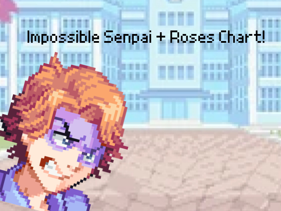 Harder Senpai + Roses Chart! Mod for Friday Night Funkin' | FNF Mods