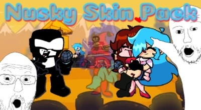 Nusky Skin Pack (NUSKY OVER GF UPD!!) Mod for Friday Night Funkin' | FNF Mods