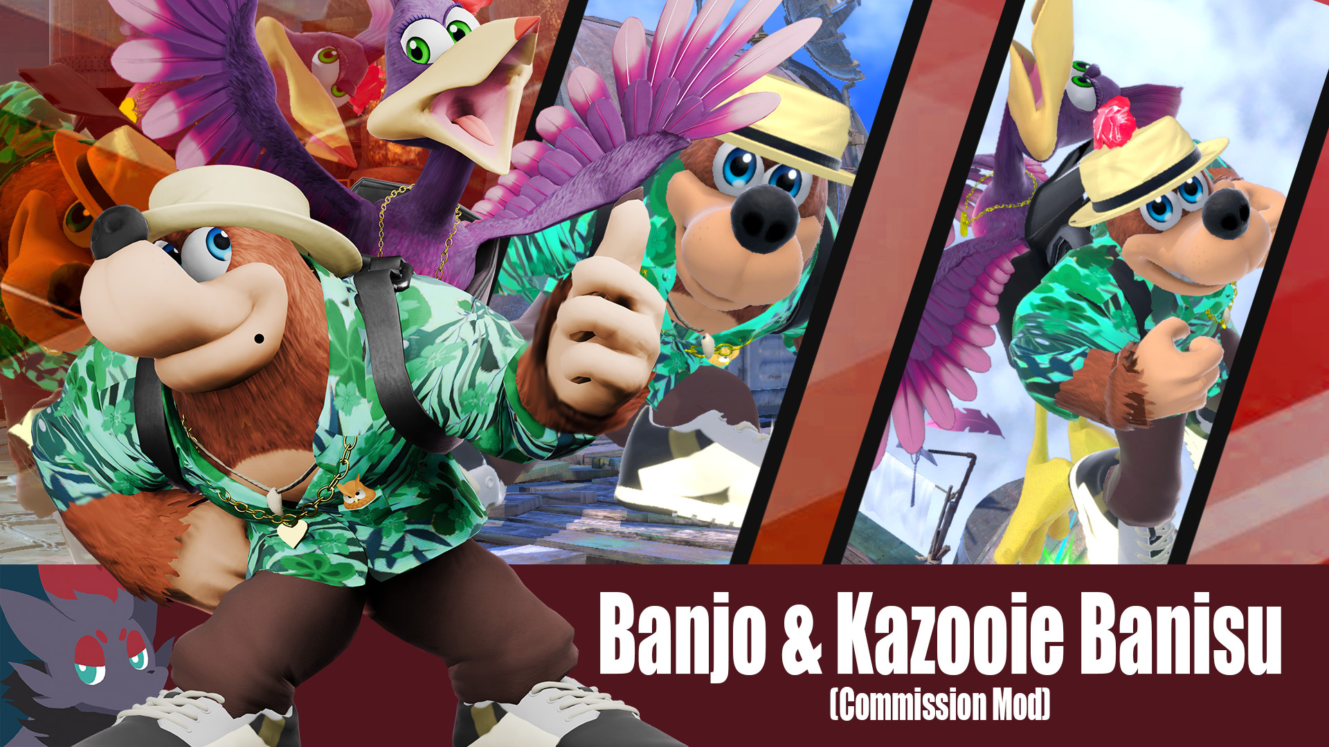 Banjo & Kazooie Banisu Mod for Super Smash Bros. Ultimate | SSBU Mods
