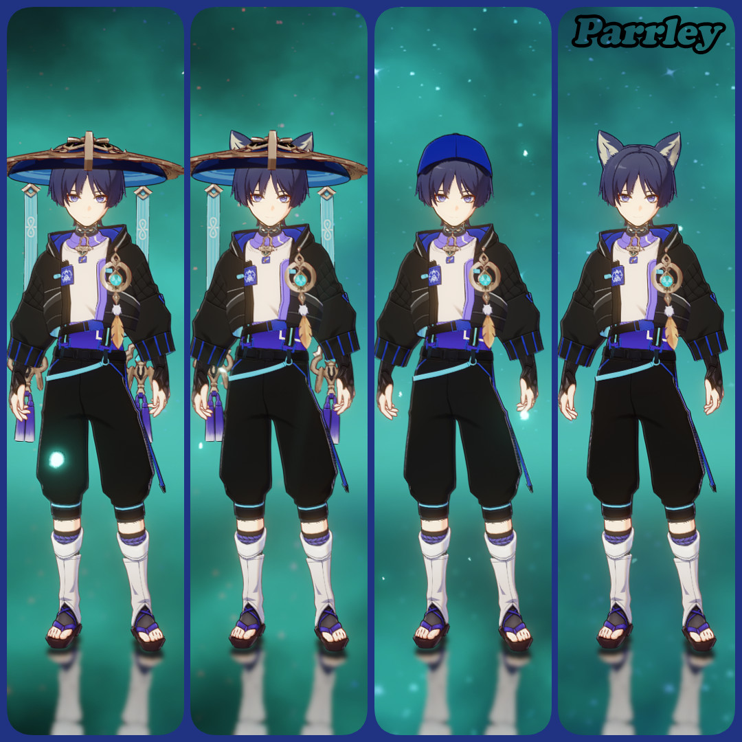 Wanderer casualwear Mod for Genshin Impact | GI Mods