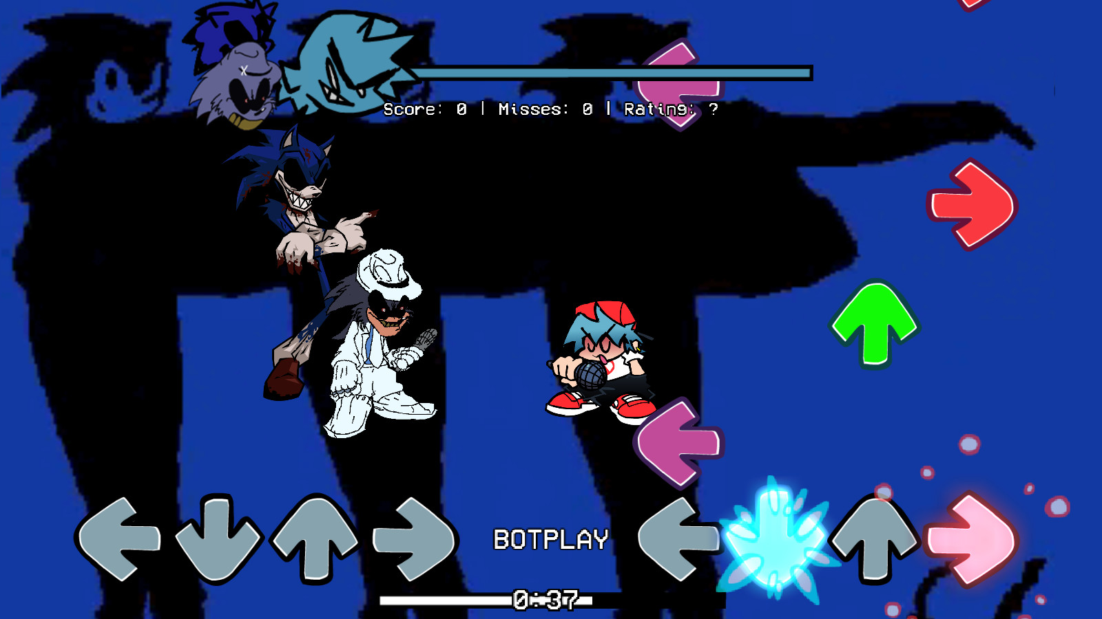 Charted 77 Rings B-sides Mod for Friday Night Funkin' | FNF Mods