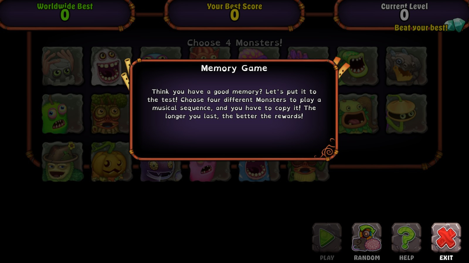 Memory Game Restoration (2024) Mod for My Singing Monsters | MSM Mods