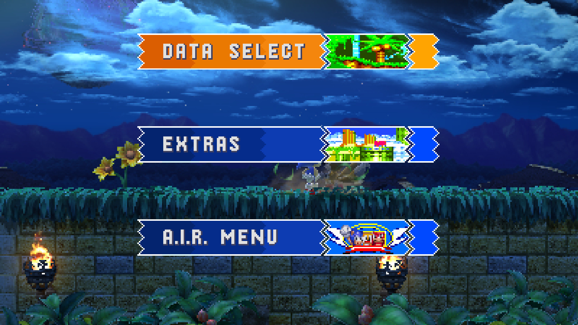 Sonic 4 Episode 2 Menu (2.0 UPDATE) Mod for Sonic 3 A.I.R. | S3AIR Mods