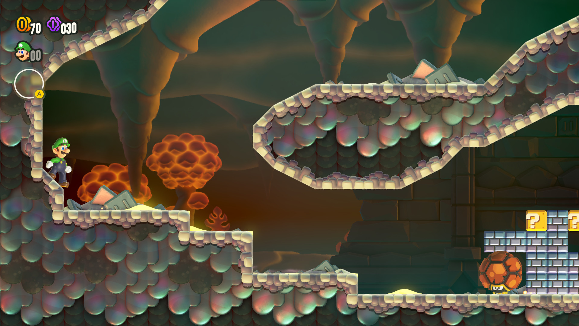 Super Mario Bros. Wonder but the Floor is Lava Mod for Super Mario Bros ...