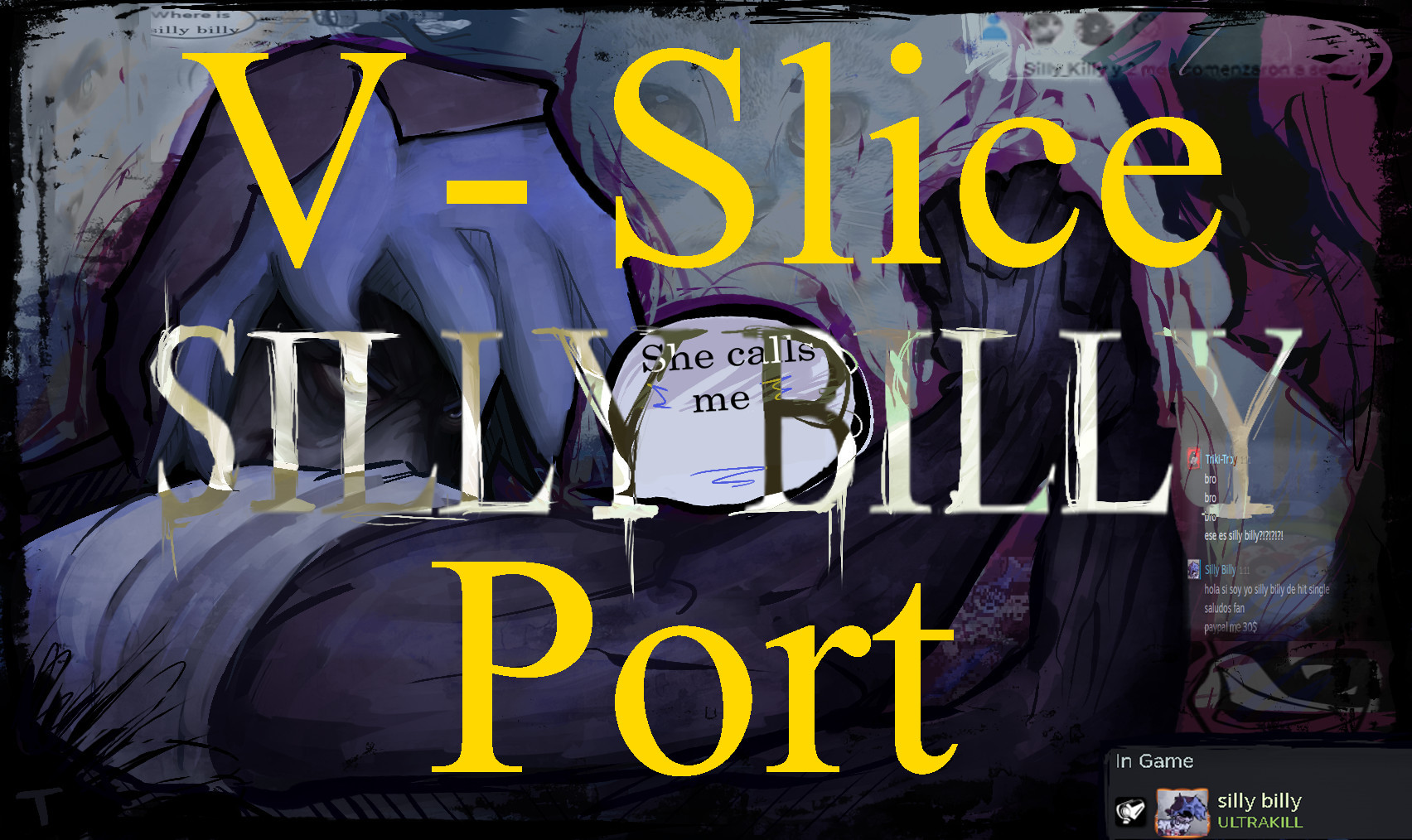 Silly Billy V-Slice Port (Plus Car's Little Song) Mod for Friday Night ...