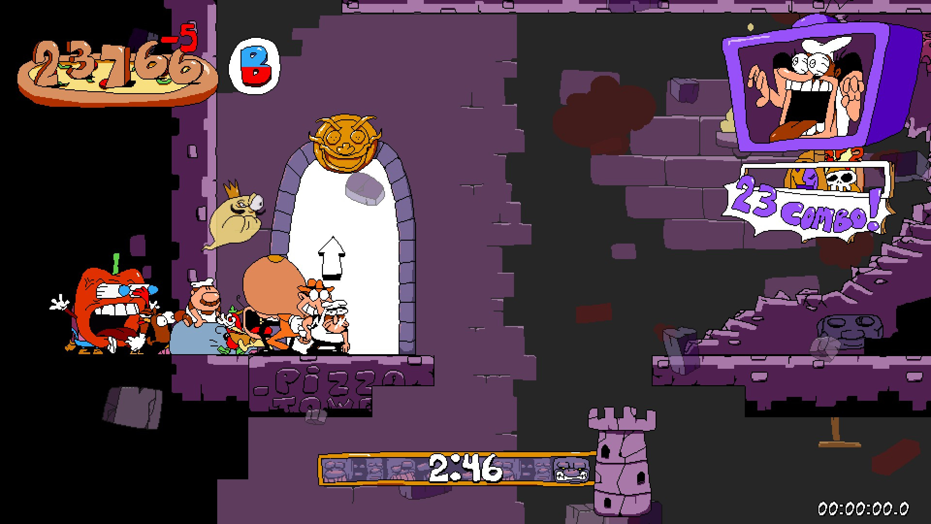 The Crumbling Tower of Pizza SUPREME (AFOM) Mod for Pizza Tower | PT Mods