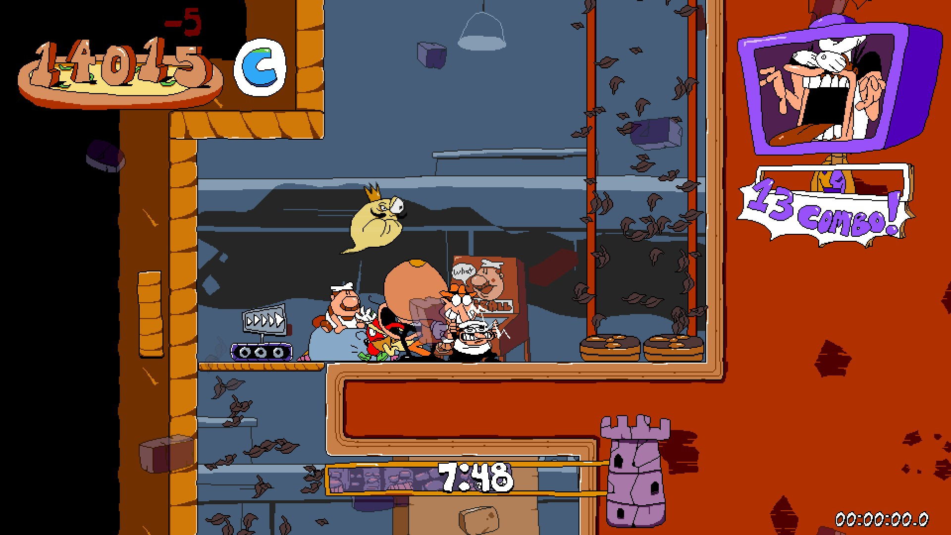 The Crumbling Tower of Pizza SUPREME (AFOM) Mod for Pizza Tower | PT Mods