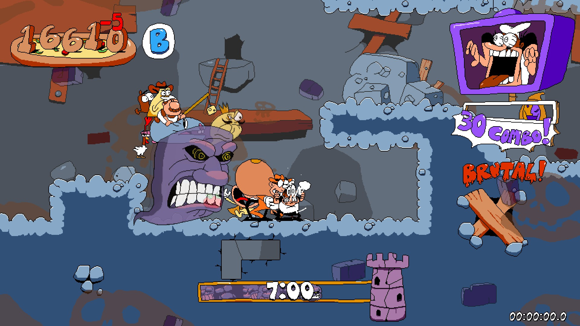 The Crumbling Tower of Pizza SUPREME (AFOM) Mod for Pizza Tower | PT Mods