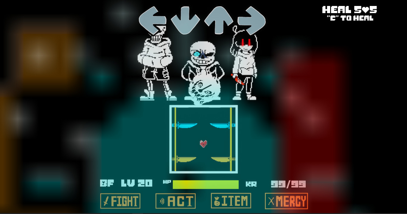 Friday Night Funkin' vs Bad Time Trio Mod for Friday Night Funkin ...