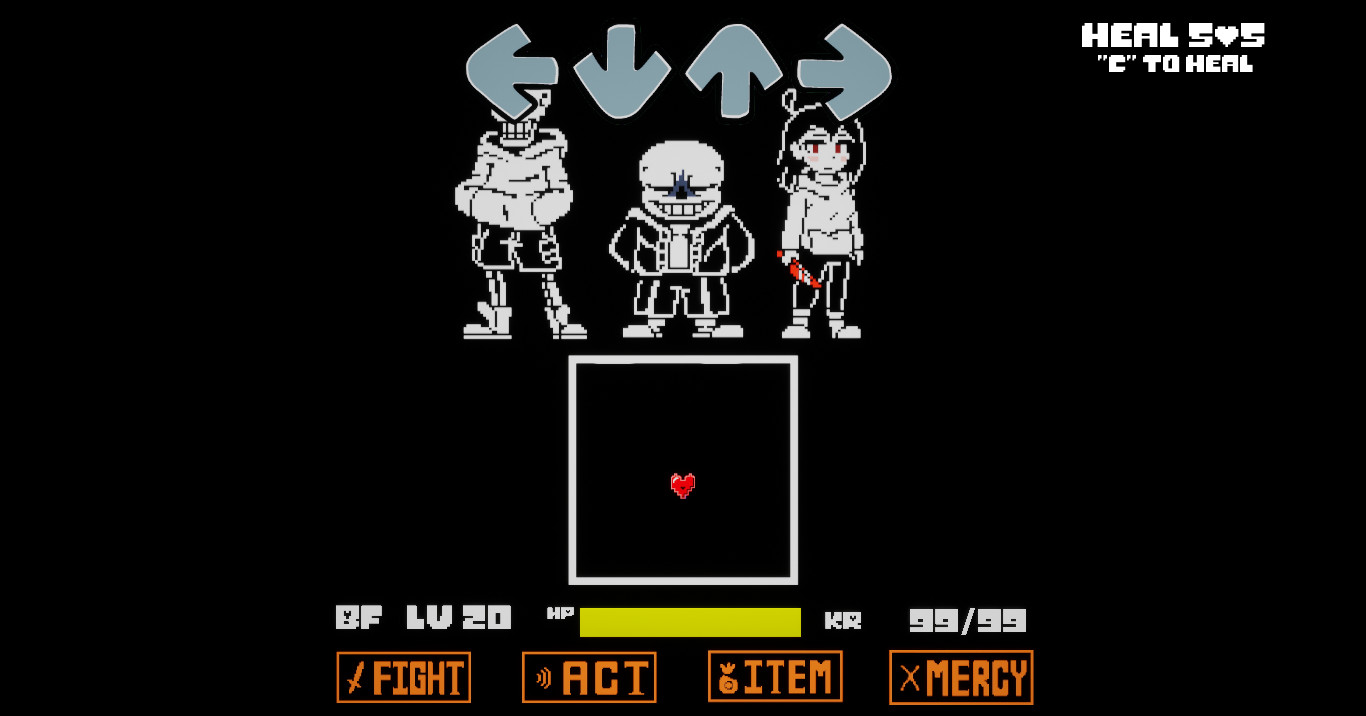 Friday Night Funkin' vs Bad Time Trio Mod for Friday Night Funkin ...