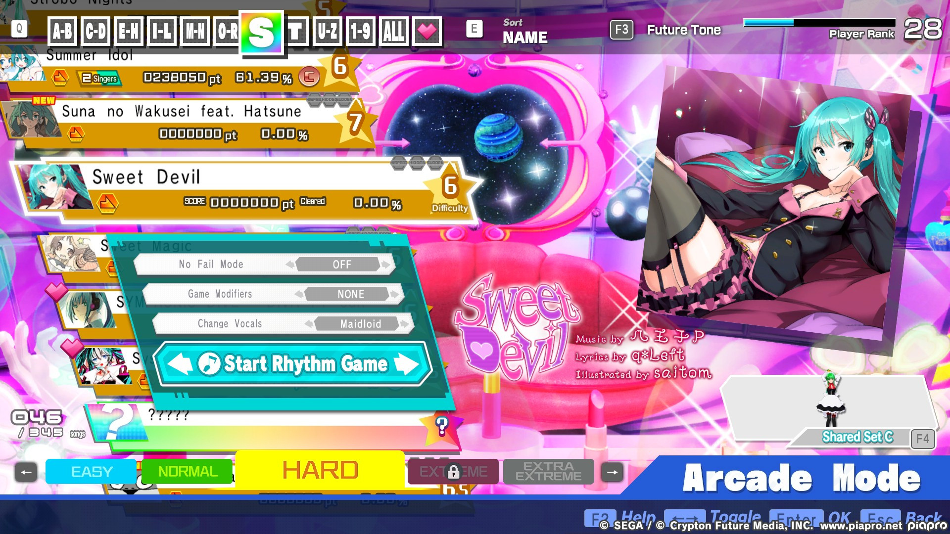 Maidloid Acme Iku Cover Pack Mod for Hatsune Miku: Project DIVA Mega Mix+ | PDMegaMix+ Mods