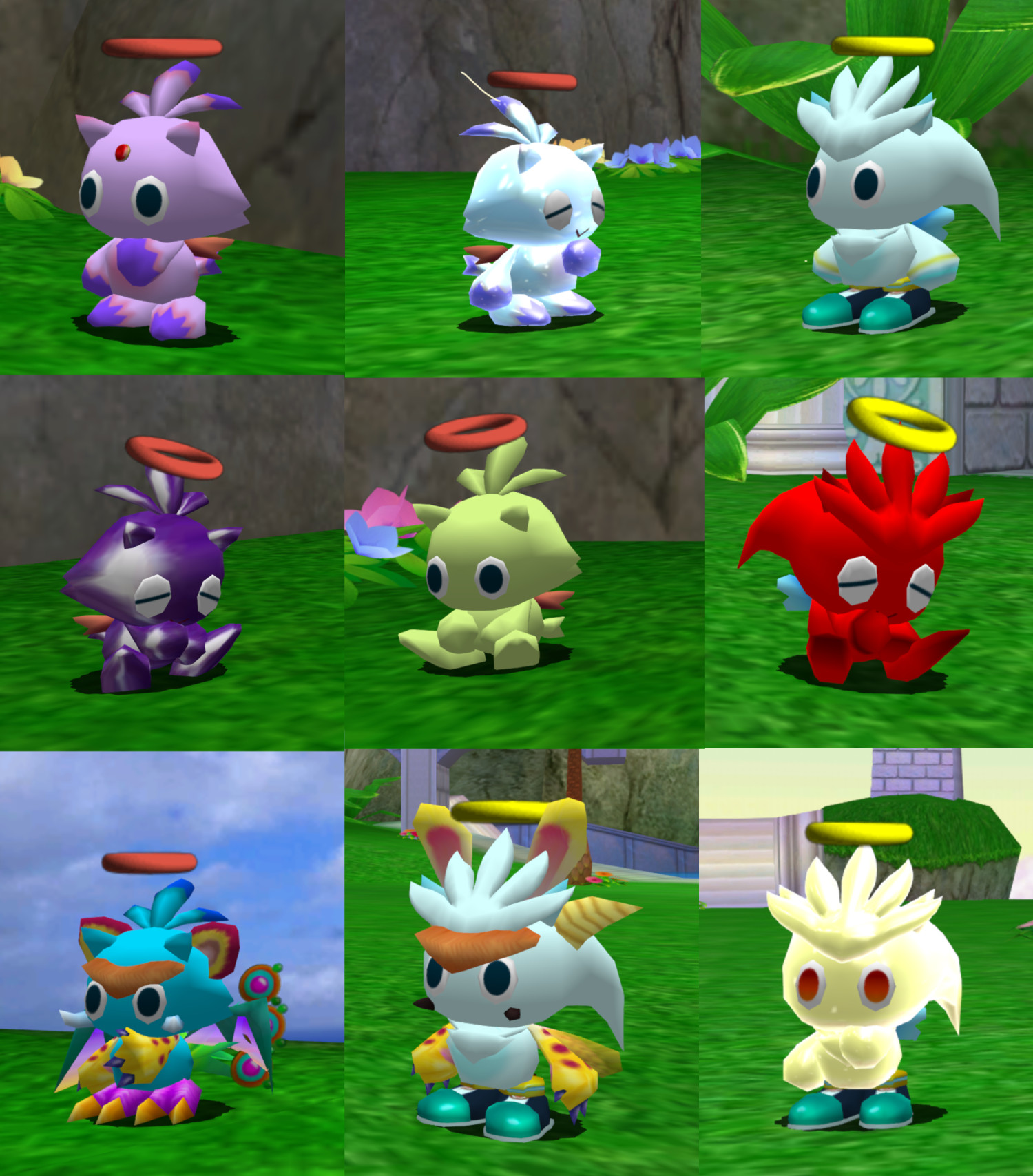 Blaze and Silver Character Chao for Chao World Mod for Sonic Adventure ...