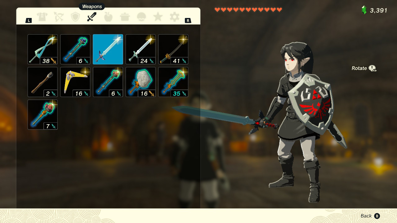 Gothic Master Sword & Hylian Shield Mod for The Legend of Zelda: Tears ...