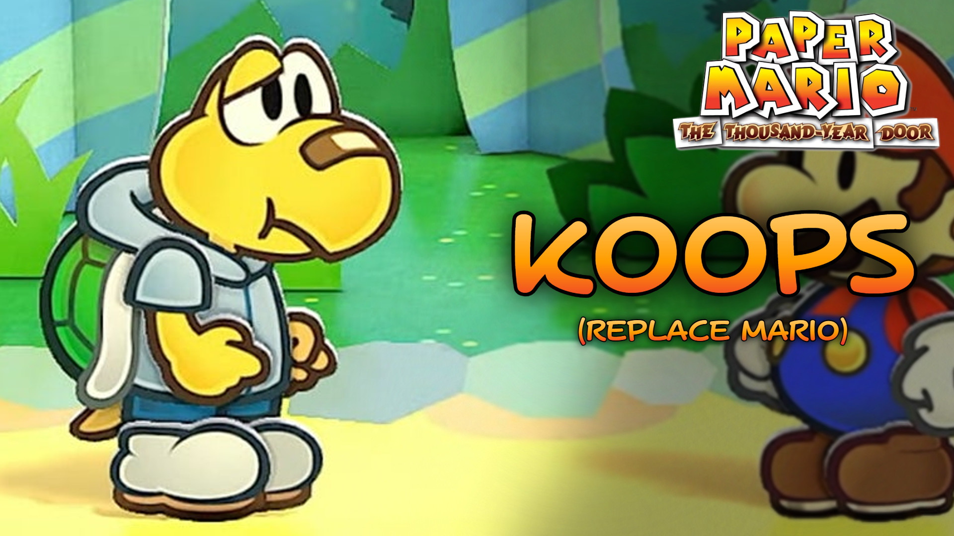 Playable Koops (Replace Mario) Mod for Paper Mario: The Thousand Year ...