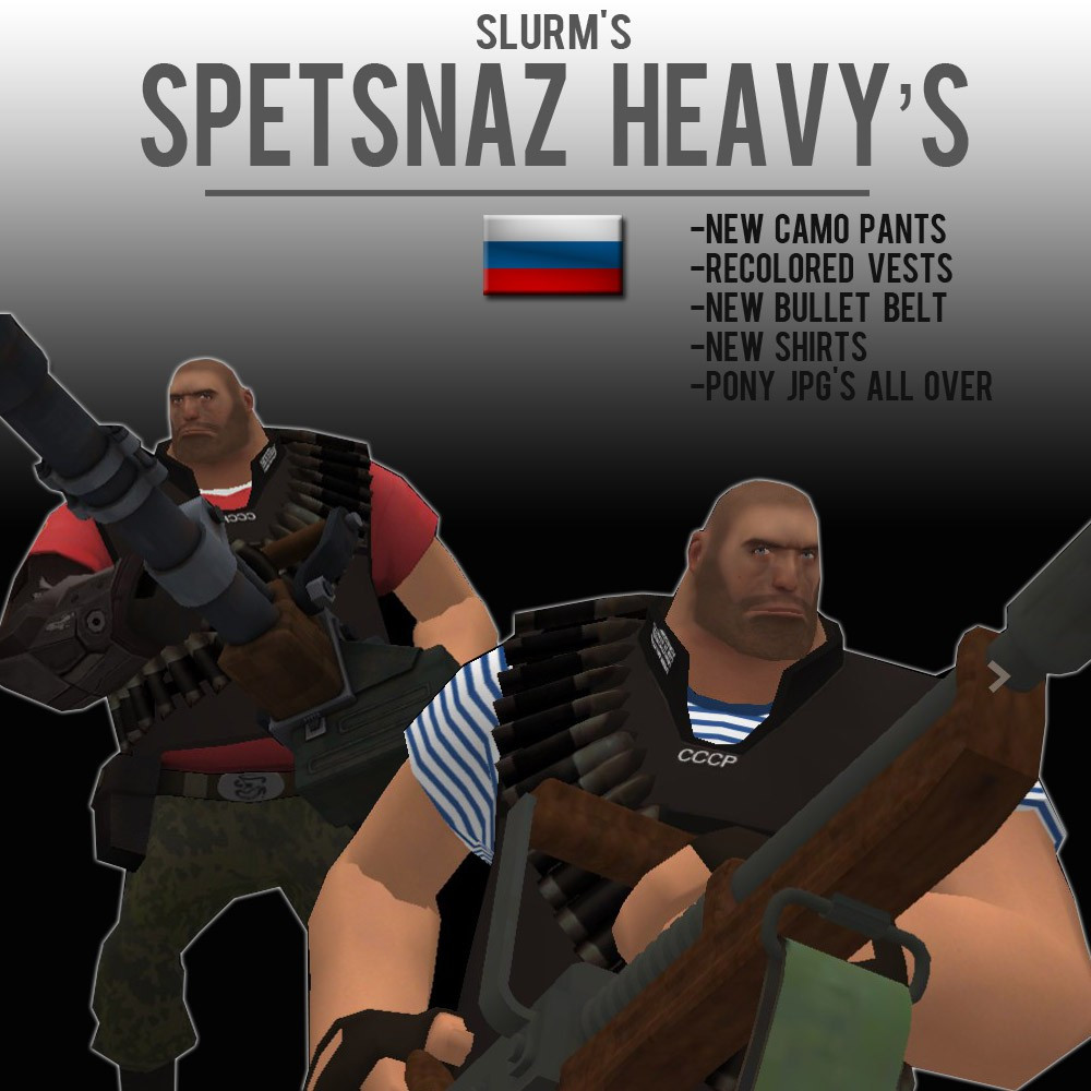 Russian Spetsnaz Heavies (casual compatible) Mod for Team Fortress 2 ...