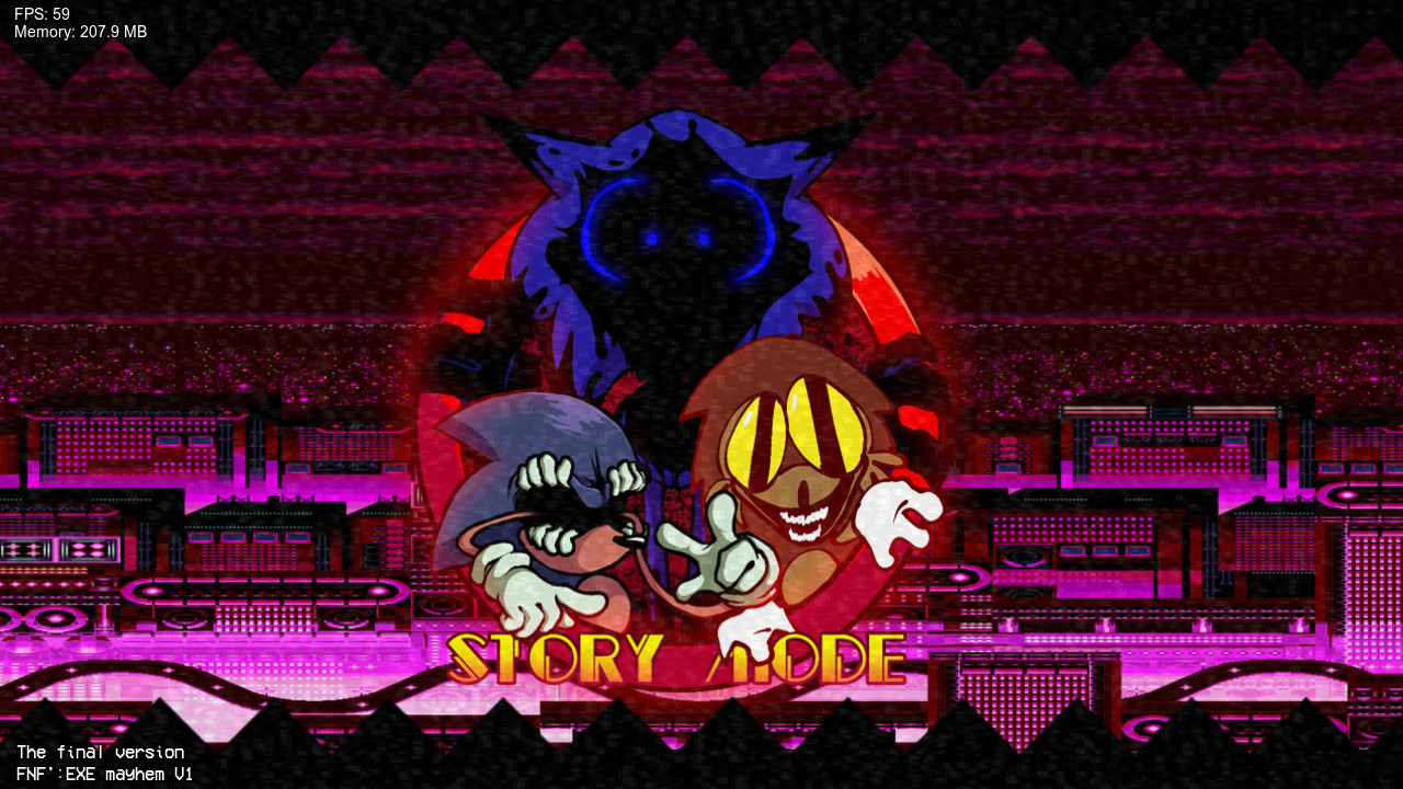 FNF': EXE Mayhem (CANCELLED BUILD) Mod for Friday Night Funkin' | FNF Mods