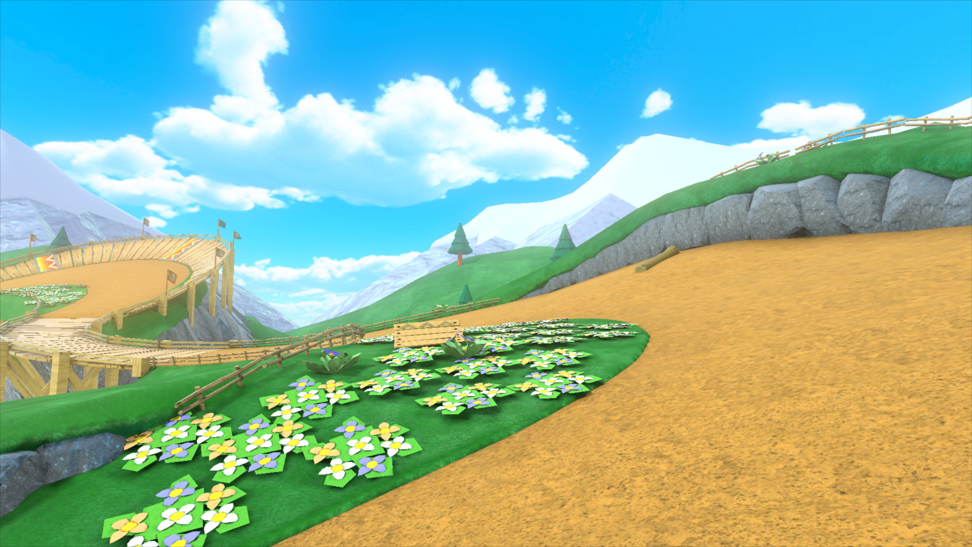 3DS Daisy Hills (From the Rals Track Pack) Mod for Mario Kart 8 Deluxe ...