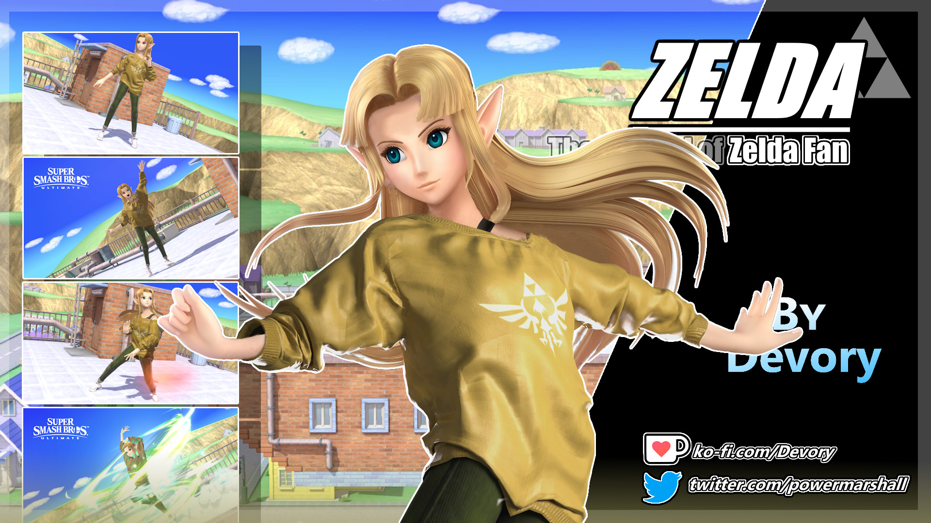 Zelda Fan Zelda Mod for Super Smash Bros. Ultimate | SSBU Mods