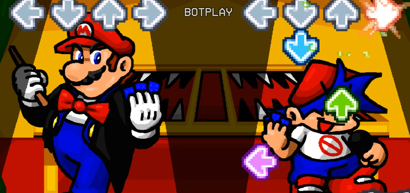 DaPootisBird's Mario Mix Playables Mod for Friday Night Funkin' | FNF Mods