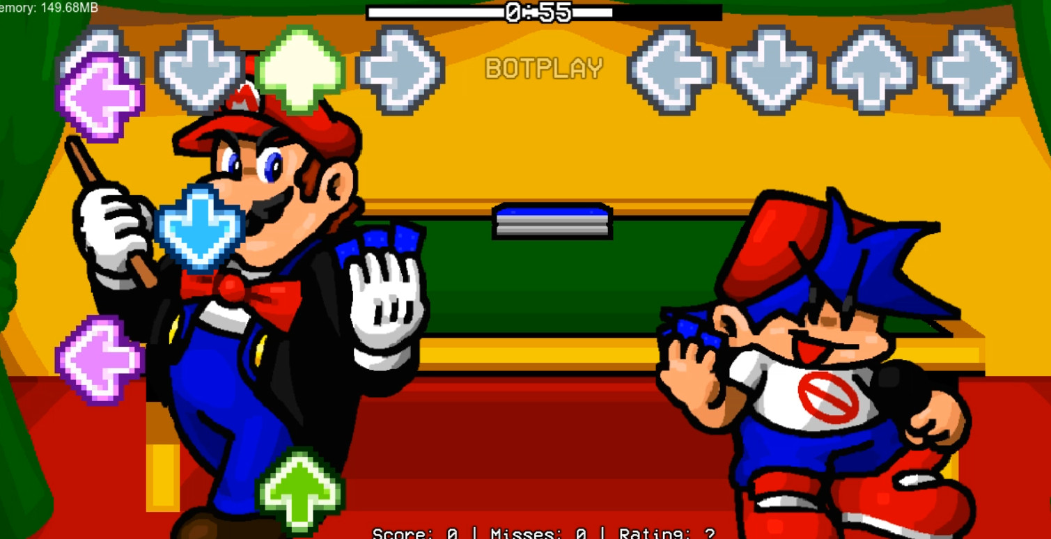 DaPootisBird's Mario Mix Playables Mod for Friday Night Funkin' | FNF Mods
