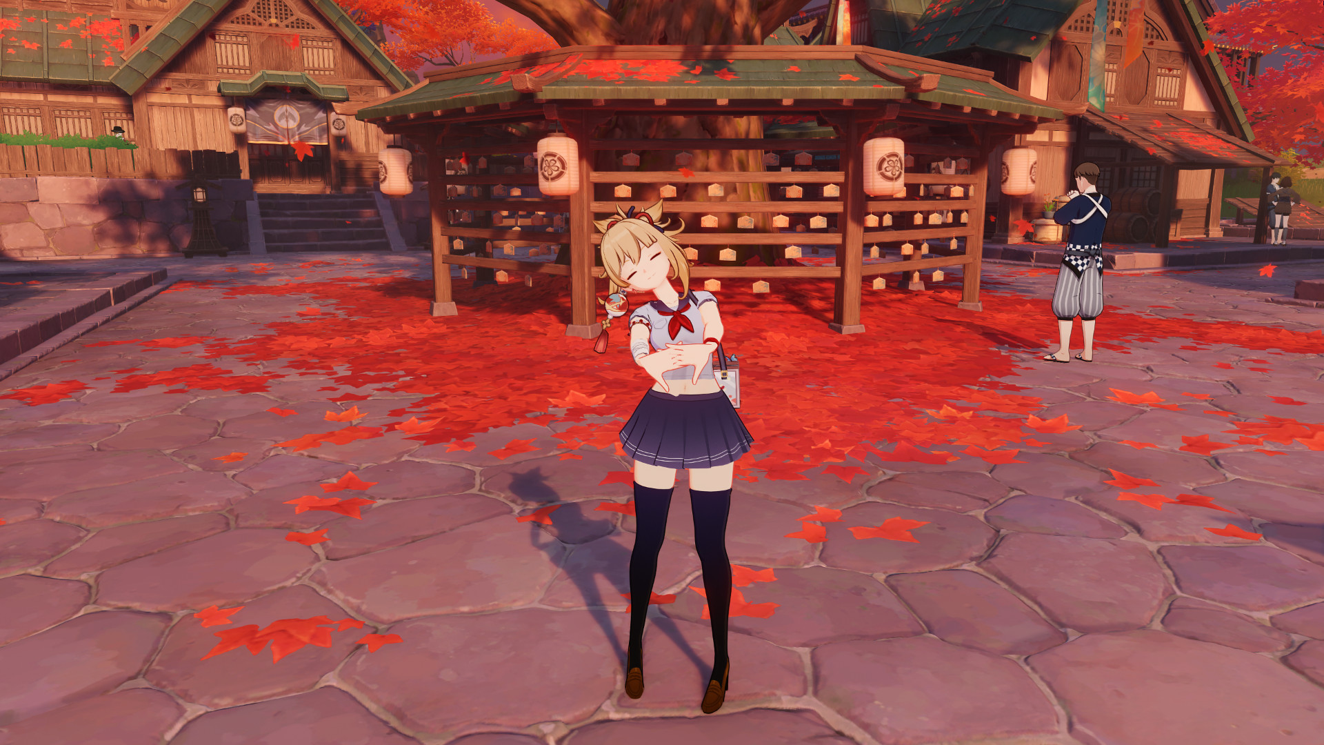 School Girl Yoimiya Mod for Genshin Impact | GI Mods