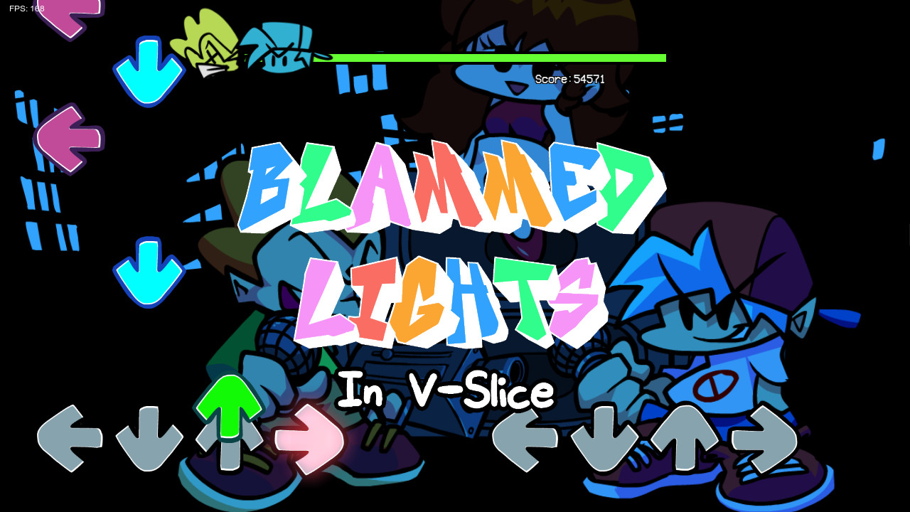 Blammed Lights in V-Slice Mod for Friday Night Funkin' | FNF Mods
