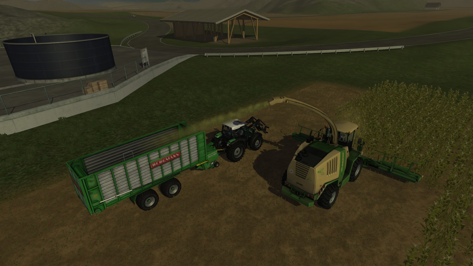 Bergmann Shuttle 900 K Forage Wagon Mod for Farming Simulator 2011 ...