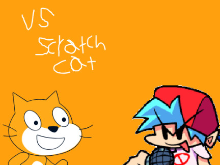 FNF VS scratch cat! Mod for Friday Night Funkin' | FNF Mods