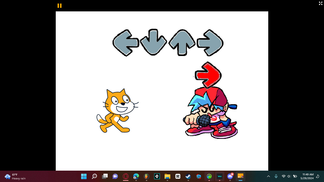 FNF VS scratch cat! Mod for Friday Night Funkin' | FNF Mods