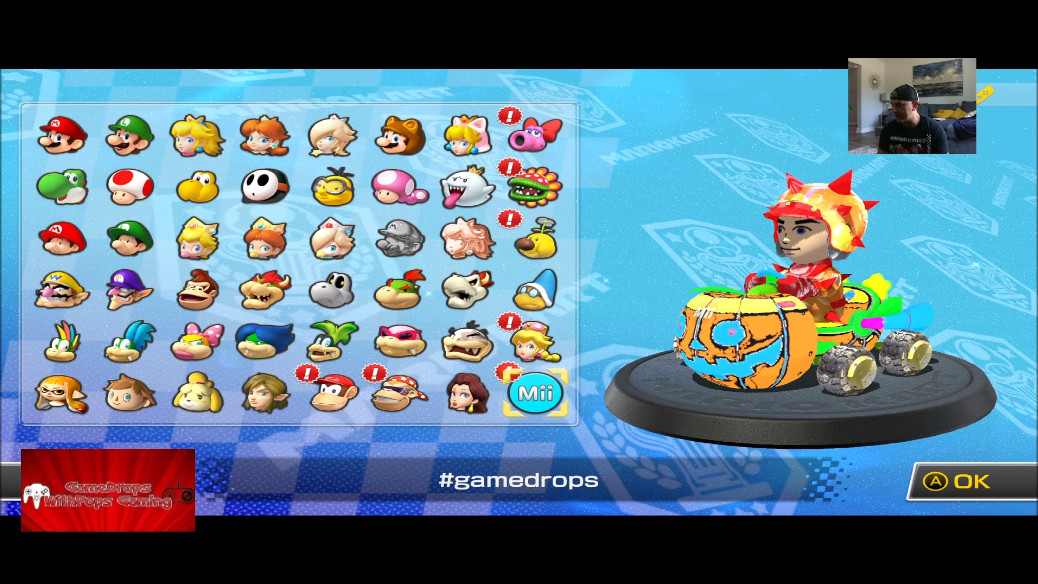 Custom HD Comic Book Style Pumpkin Kart MK8D mod Mod for Mario Kart 8 Deluxe | MK8D Mods