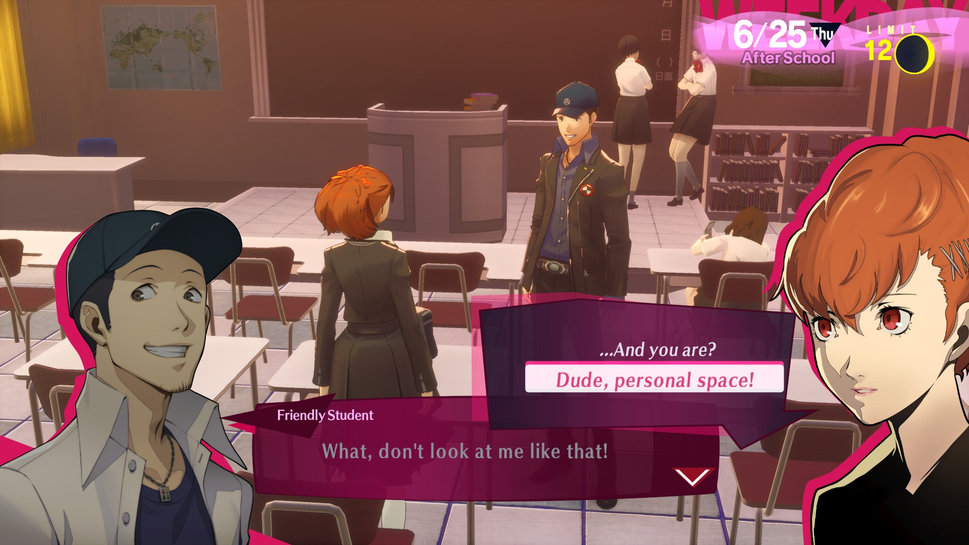 "Personal Space" in Junpei's intro cutscene Mod for Persona 3 Reload ...