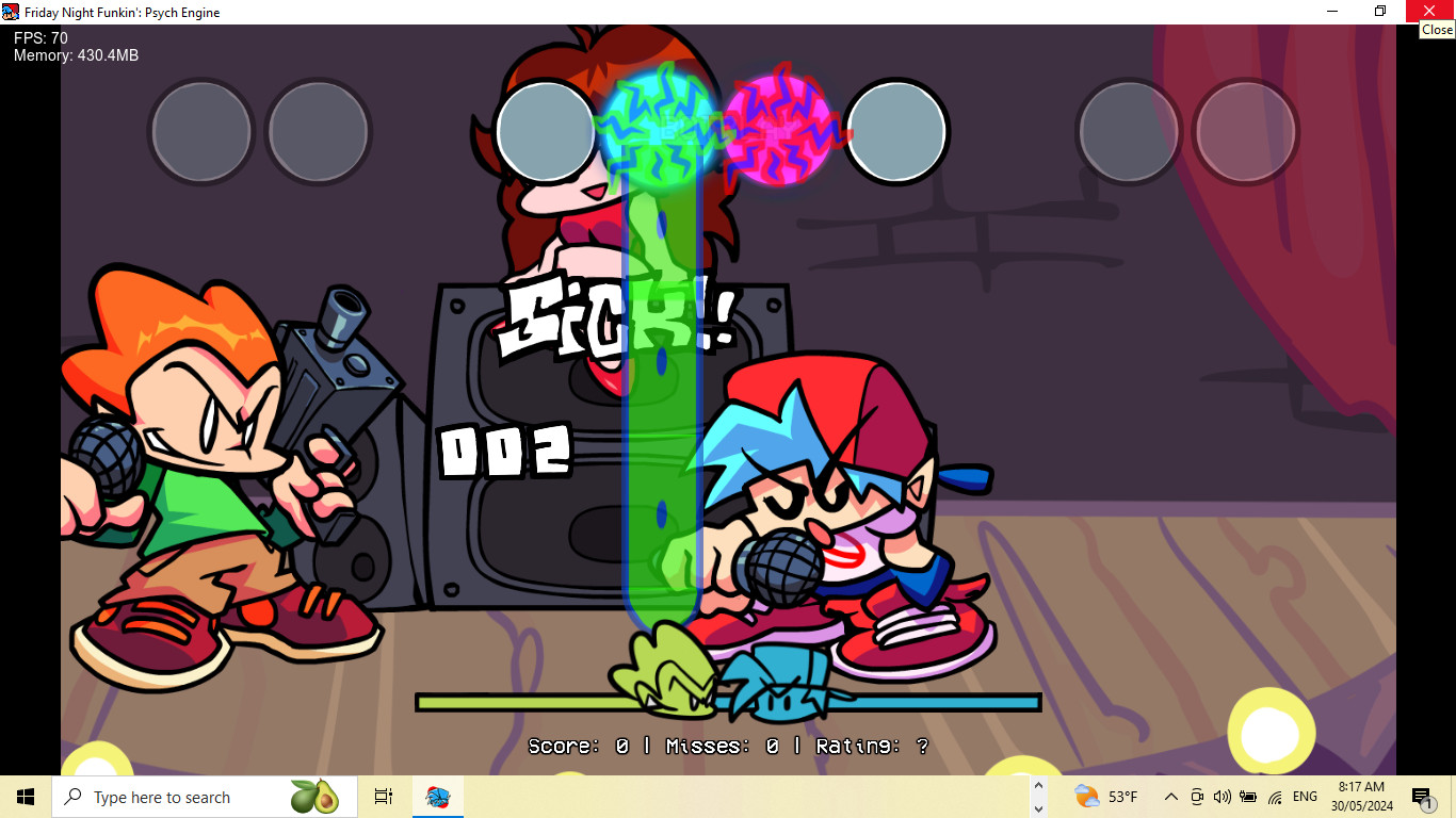 Pico Locks In Psychengine Chart Mod for Friday Night Funkin' | FNF Mods