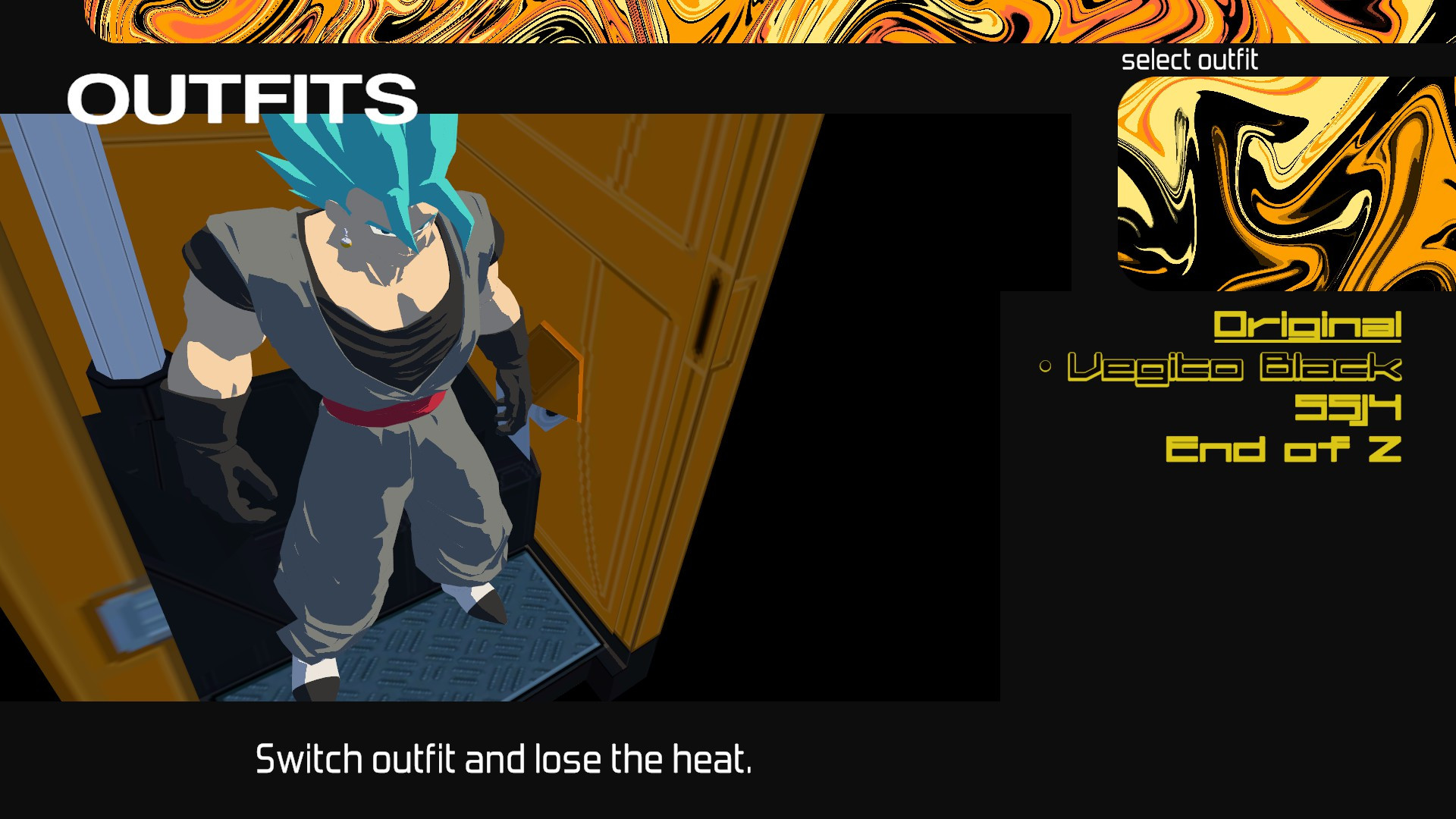 Vegito (DBFZ) Mod for Bomb Rush Cyberfunk | BRC Mods