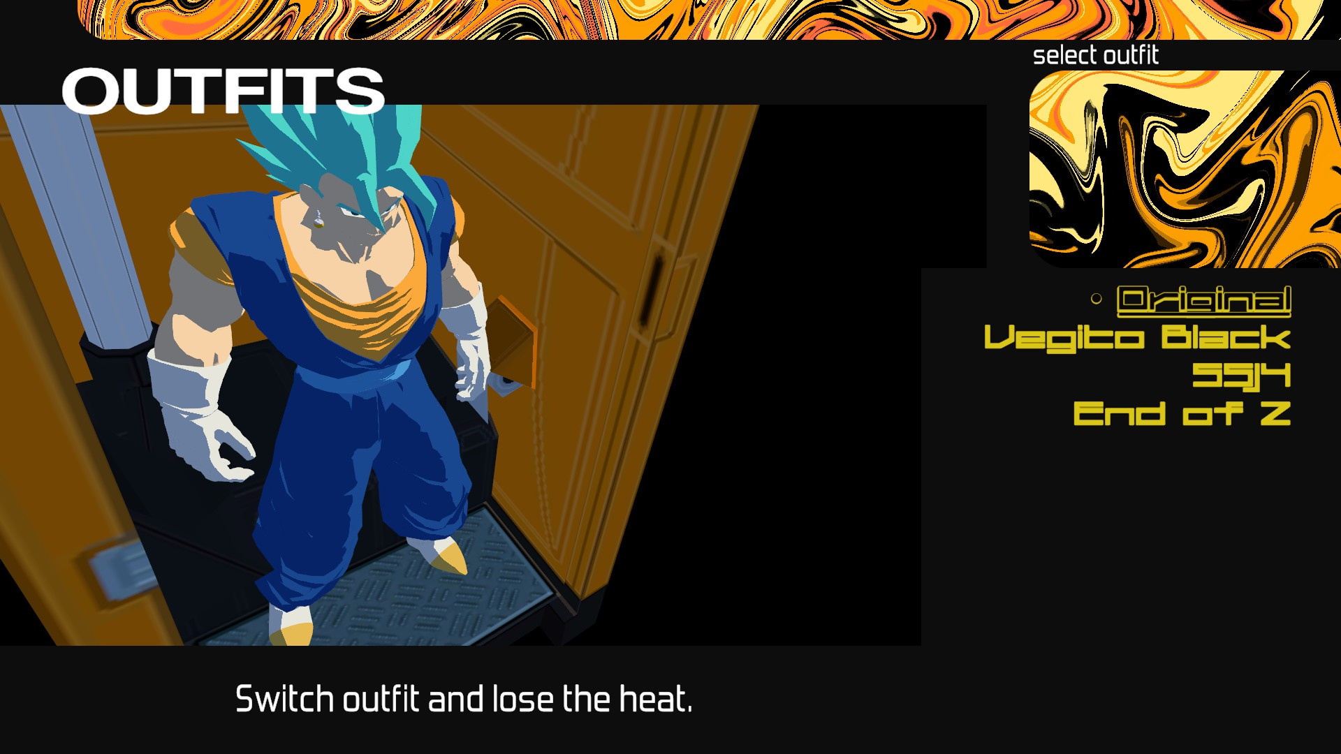 Vegito (DBFZ) Mod for Bomb Rush Cyberfunk | BRC Mods