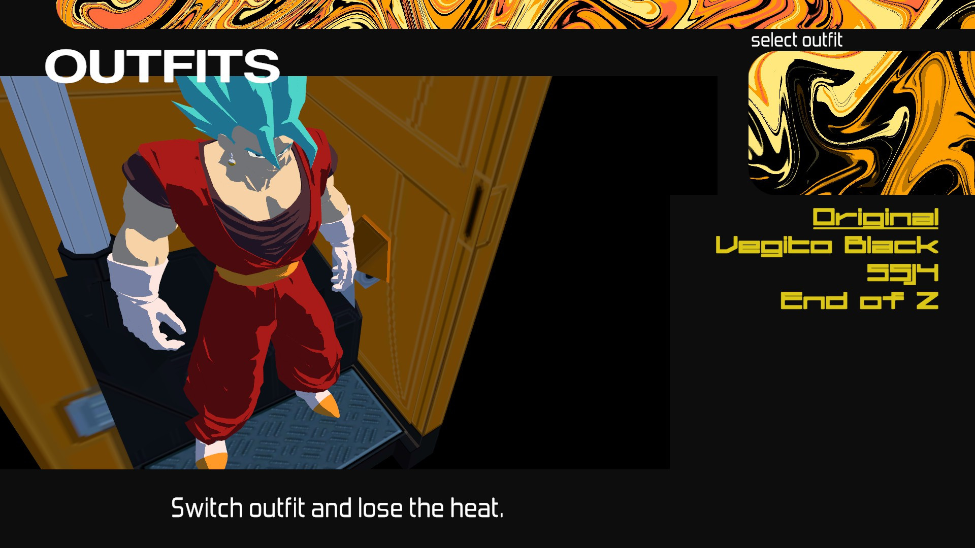 Vegito (DBFZ) Mod for Bomb Rush Cyberfunk | BRC Mods