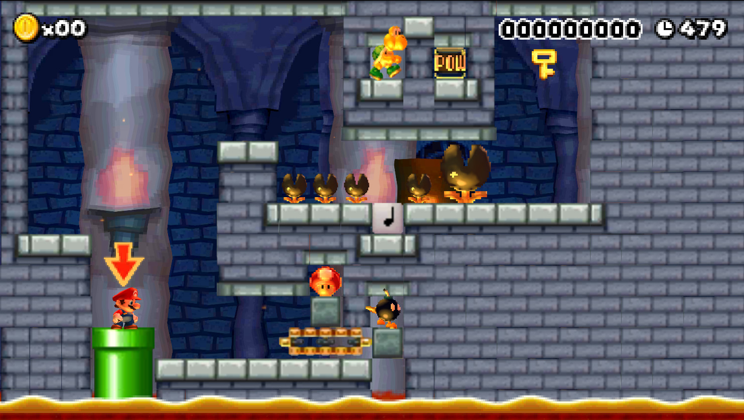 NSMBDS Castle theme for SMM3DS Mod for Super Mario Maker for Nintendo ...