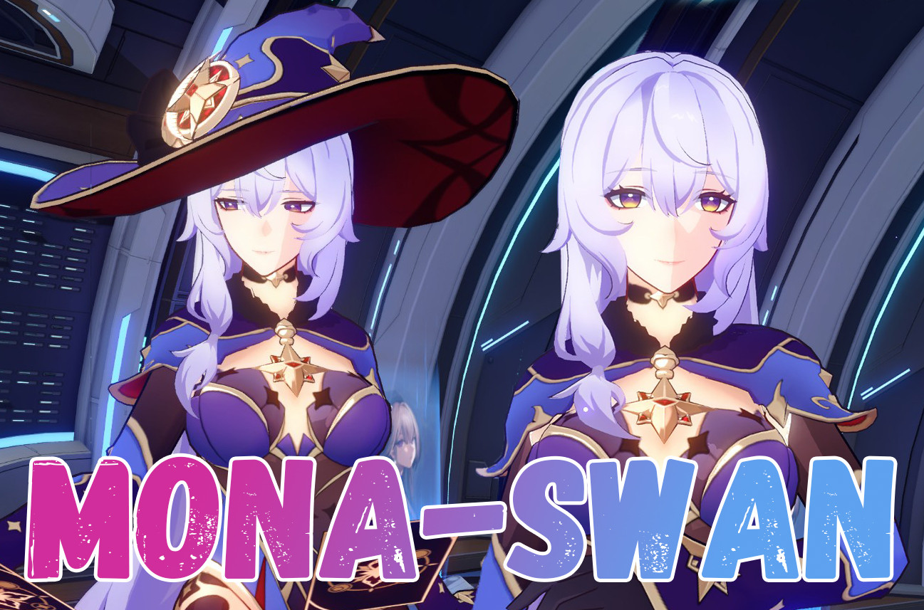 Mona Swan Mod for Honkai Star Rail | HSR Mods