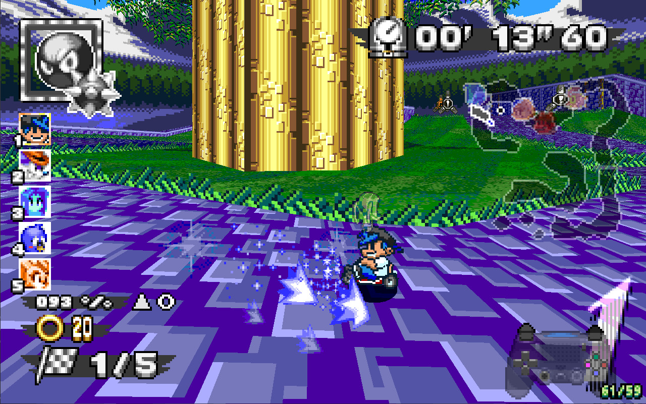 Boyfriend in RR Mod for Dr. Robotnik's Ring Racers | DRRR Mods