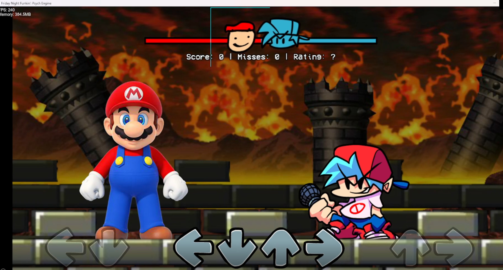 FNF vs EVIL MARIO Mod for Friday Night Funkin' | FNF Mods