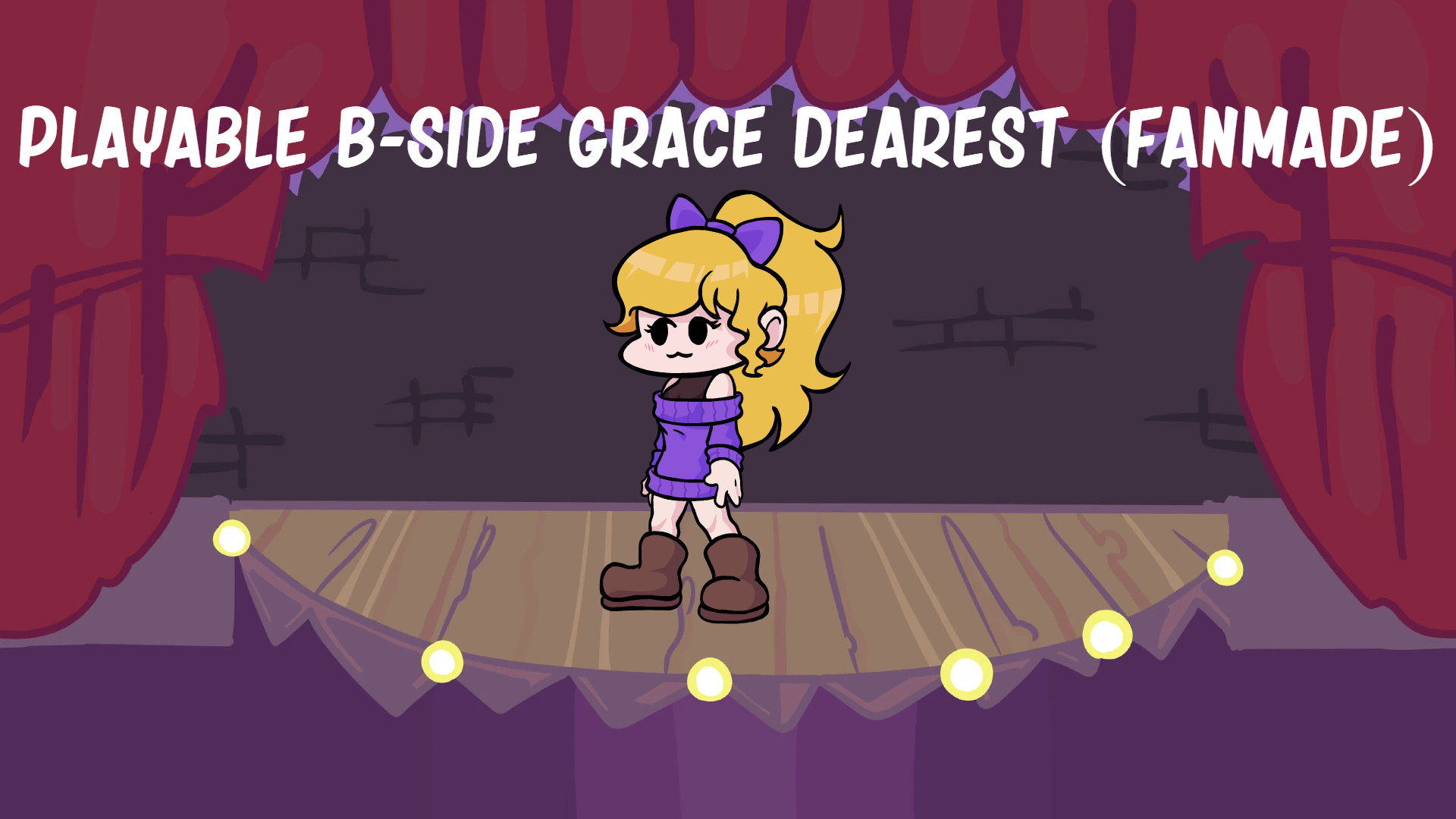 Playable B-Side Grace Dearest (FanMade) + FLA Mod for Friday Night Funkin' | FNF Mods