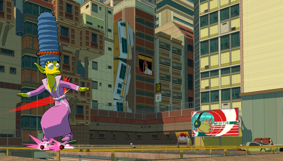 Marge Simpson In BRC Mod for Bomb Rush Cyberfunk | BRC Mods
